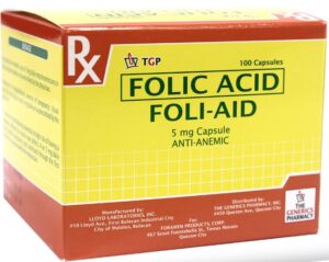 Folic Acid 5mg Capsule(Product Image) | PharmaServe