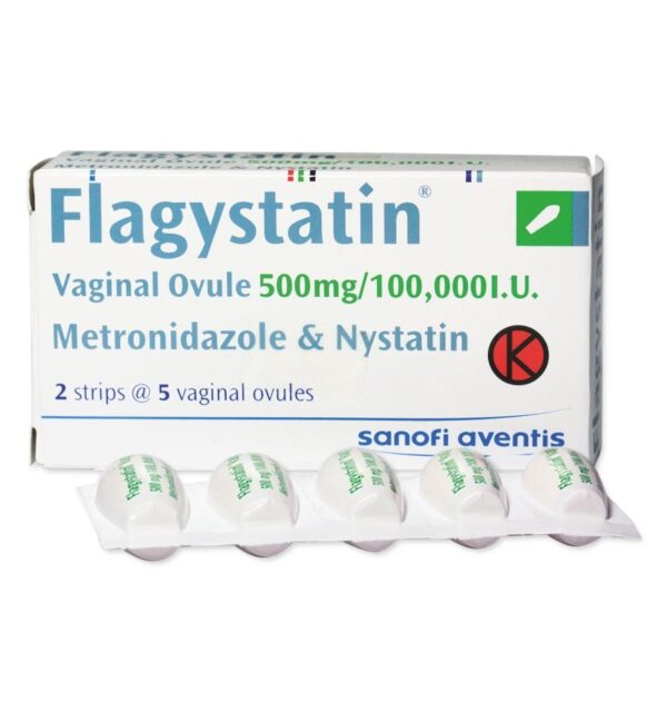 Flagystatin Ovules (Metronidazole/ Nystatin) | PharmaServe