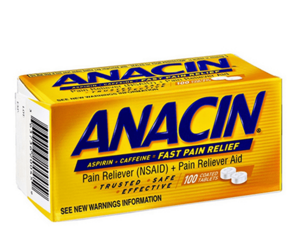 Anacin (Aspirin/Caffeine) | PharmaServe